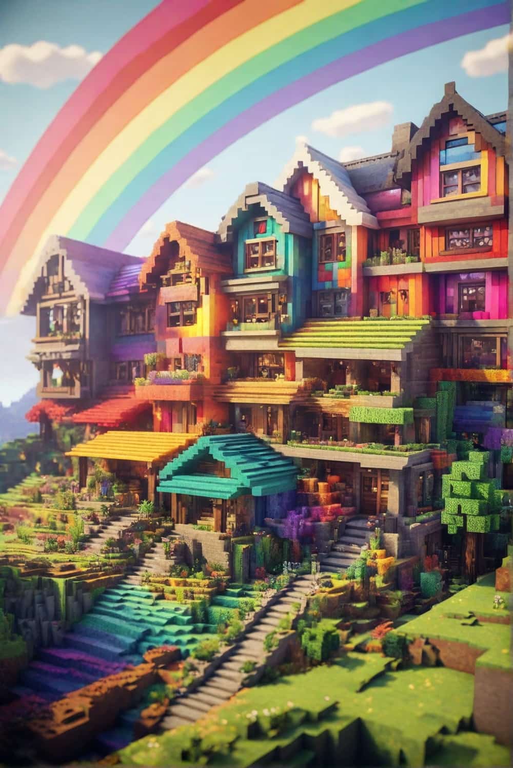 10 Vibrant and Colorful Minecraft House Ideas to Ignite Your Imagination